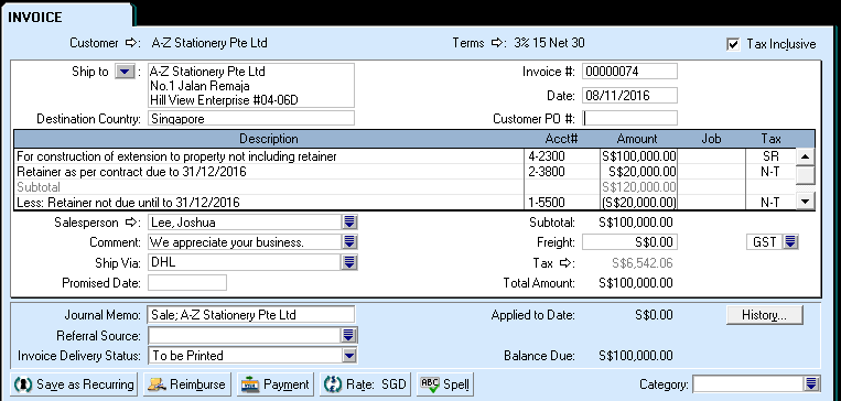 Receiving Retention Payments (Retentions) – ABSS Support