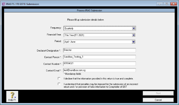 How to Process GST F5/F8/F7 E-Submission – ABSS Support
