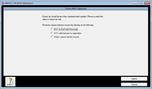 How to Process GST F5/F8/F7 E-Submission – ABSS Support