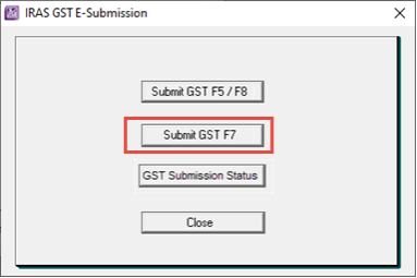 How to Process GST F5/F8/F7 E-Submission – ABSS Support