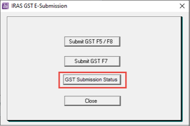 How to Process GST F5/F8/F7 E-Submission – ABSS Support