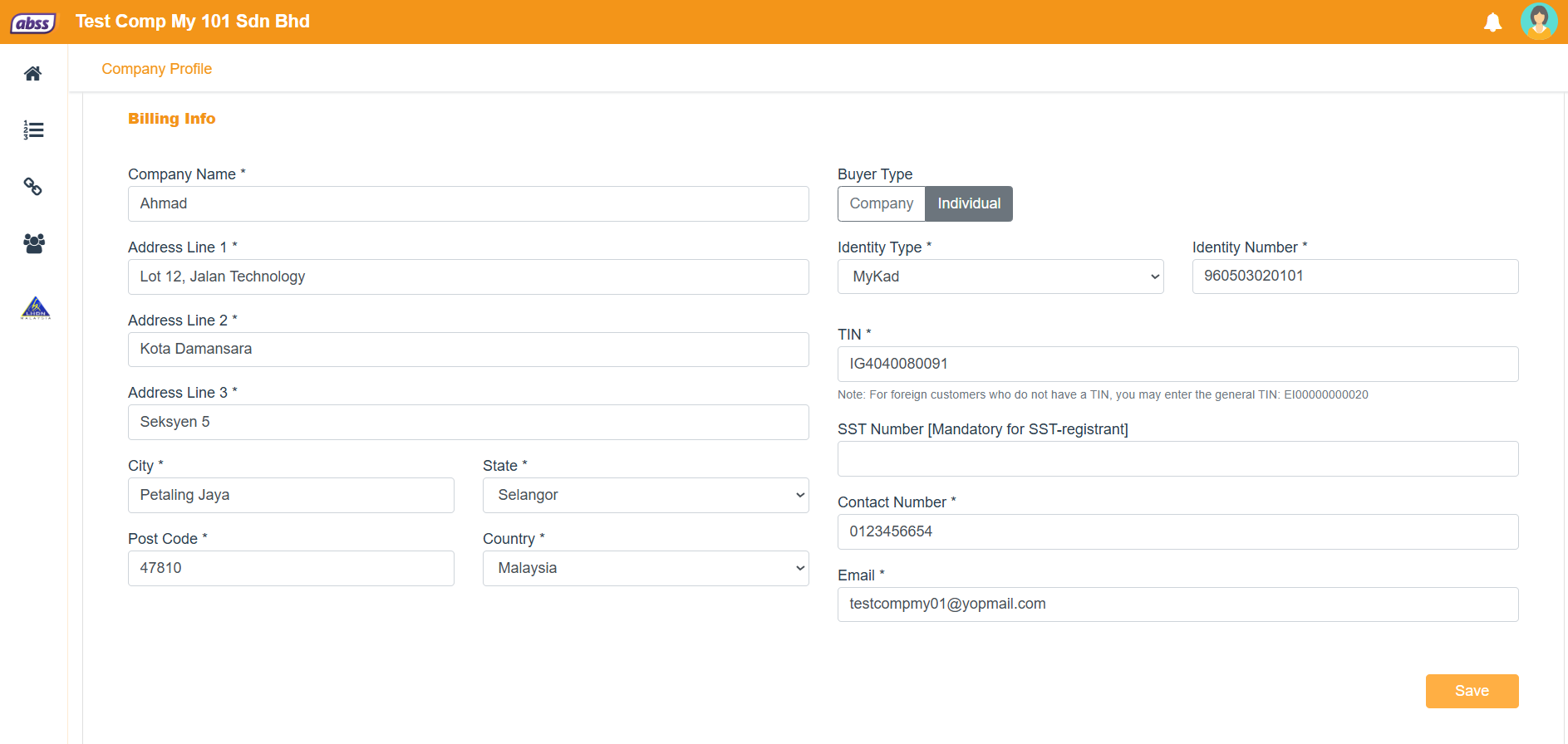 How to receive LHDN E-Invoice for your ABSS subscriptions – ABSS Support