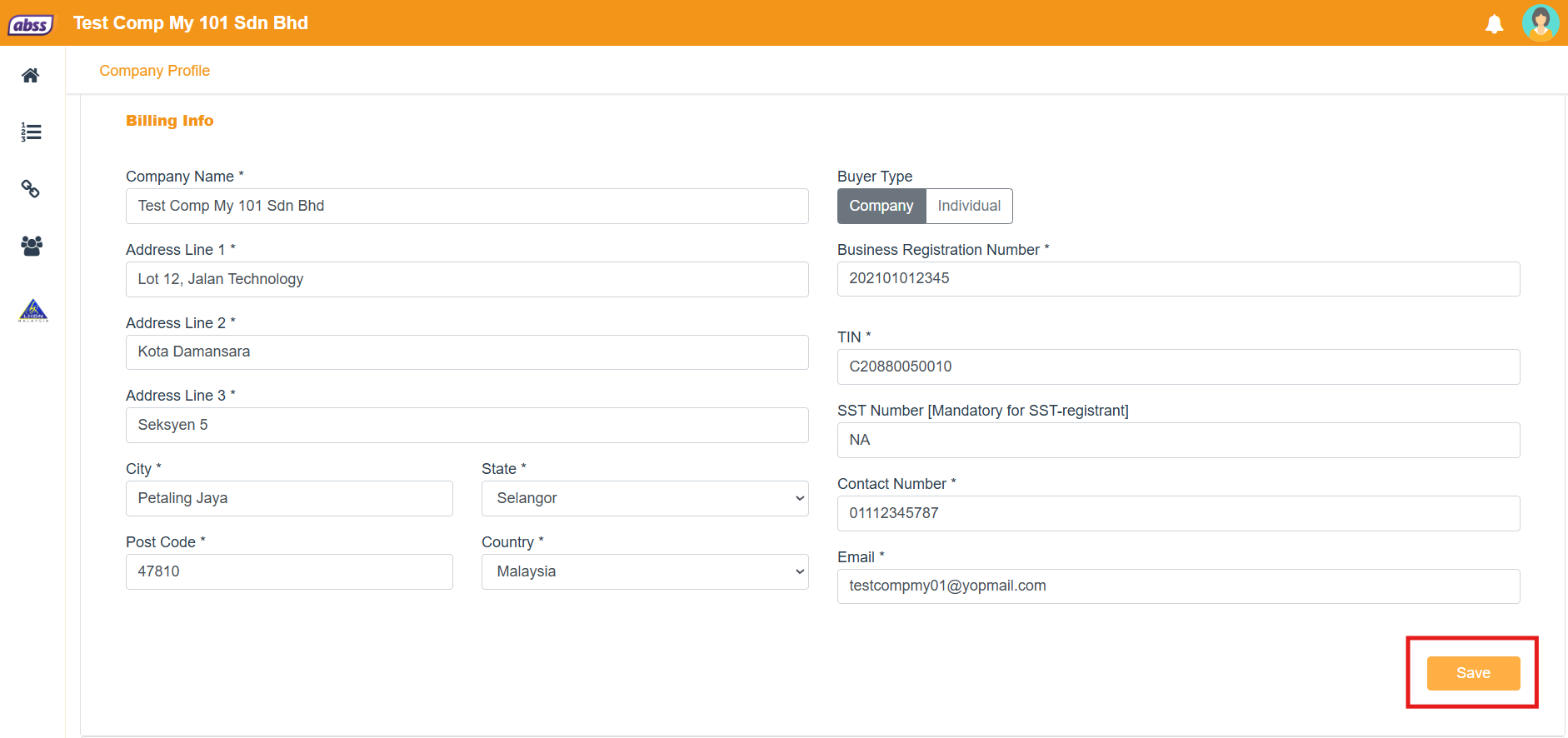 How to receive LHDN E-Invoice for your ABSS subscriptions – ABSS Support